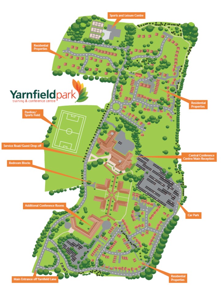 Yarnfield Park - Training and Conference Centre - Campus Map